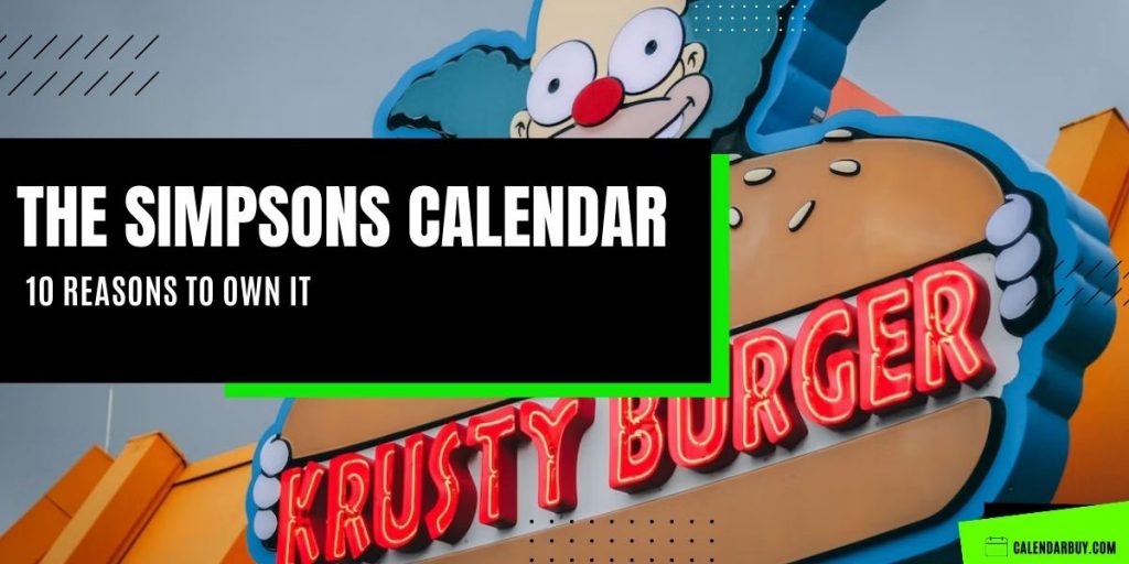 10 Reasons to Make the Simpsons Calendar 2024 Your Own - CalendarBuy.com