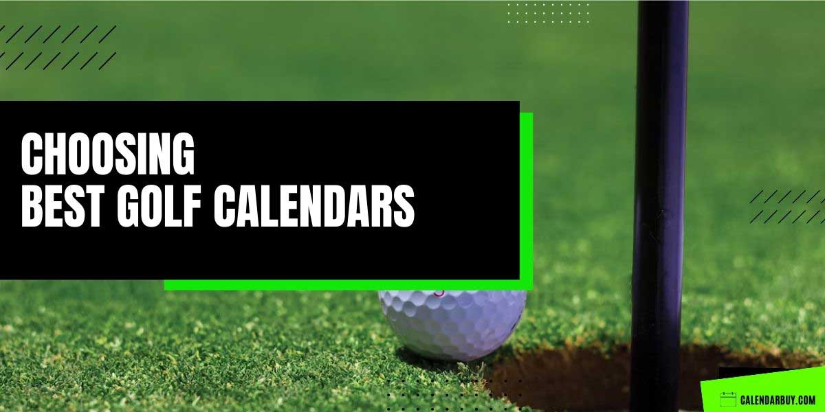 Top 8 Best Golf Calendars 2023 2024 - CalendarBuy.com